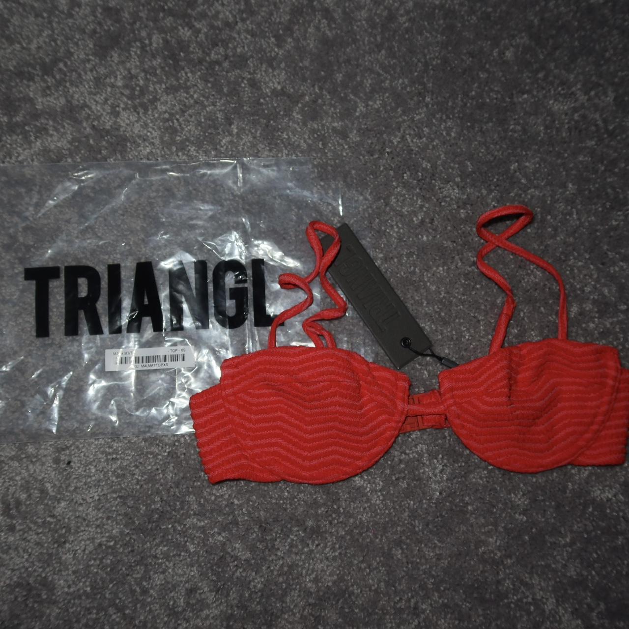 triangl bikini top - Depop
