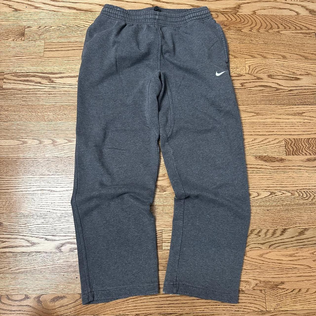 M grey Nike open leg sweats Great condition flaws shown - Depop M grey Nike open leg sweats Great condition flaws shown - Depop
