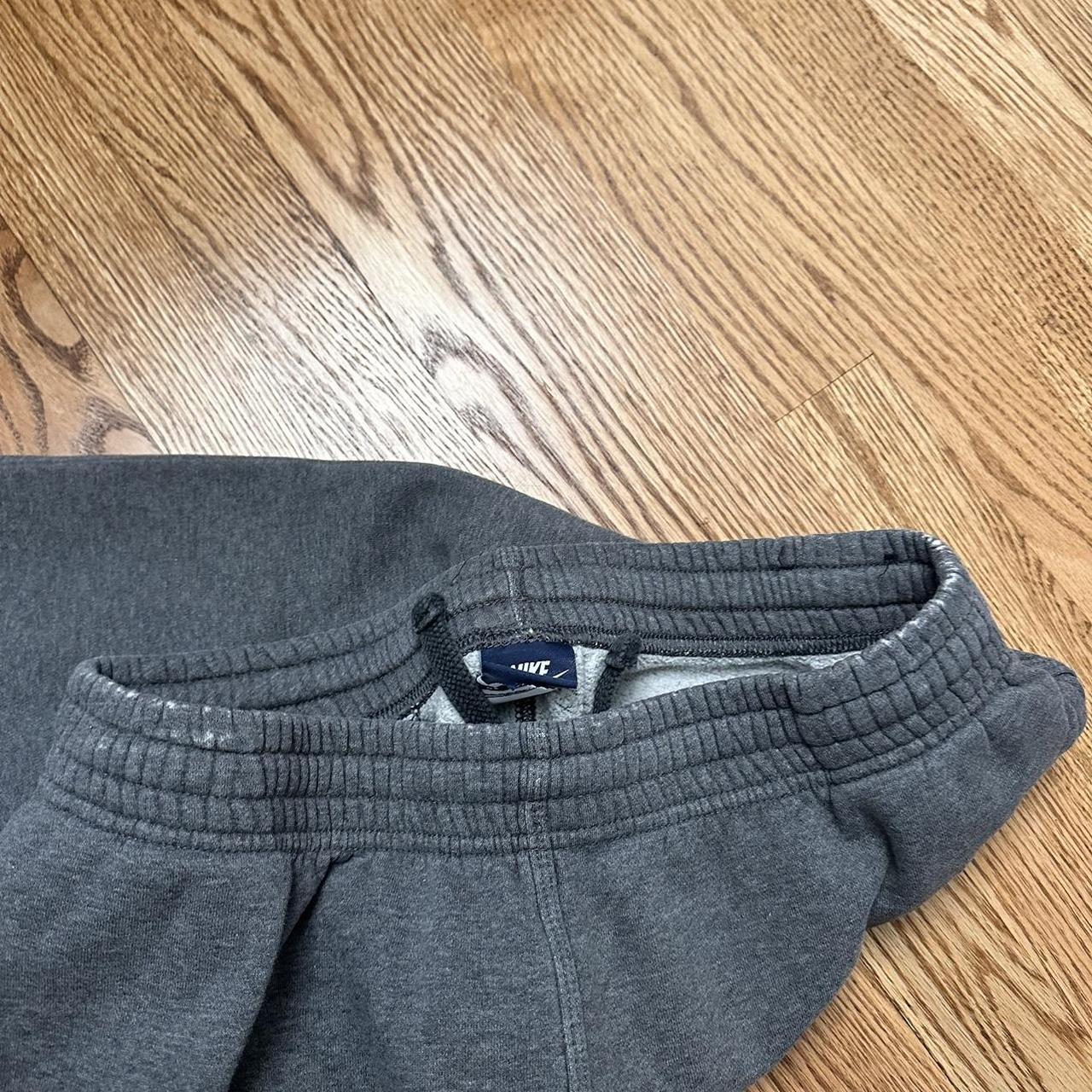 M grey Nike open leg sweats Great condition flaws shown - Depop