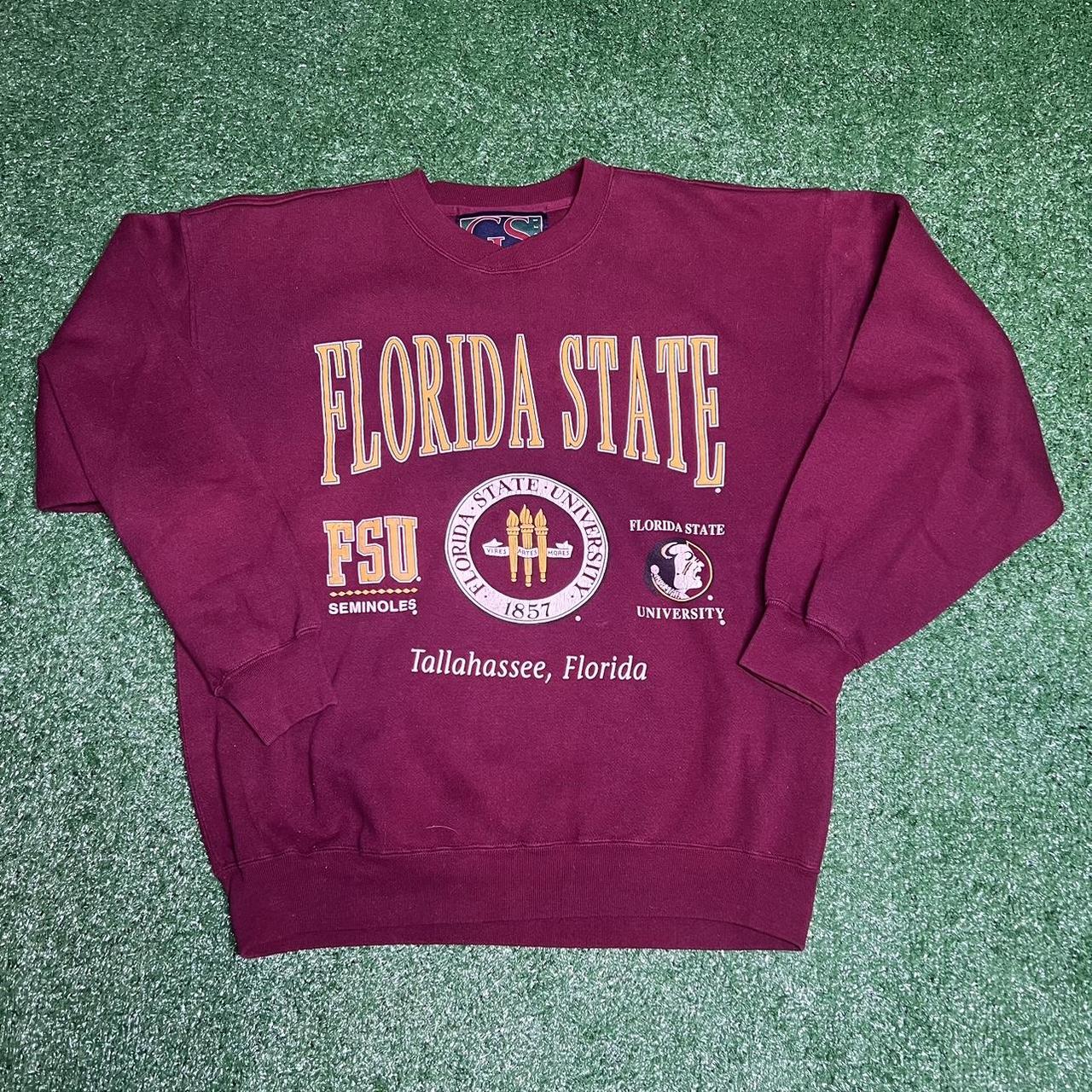 FSU Florida State Seminoles Crew neck size... - Depop