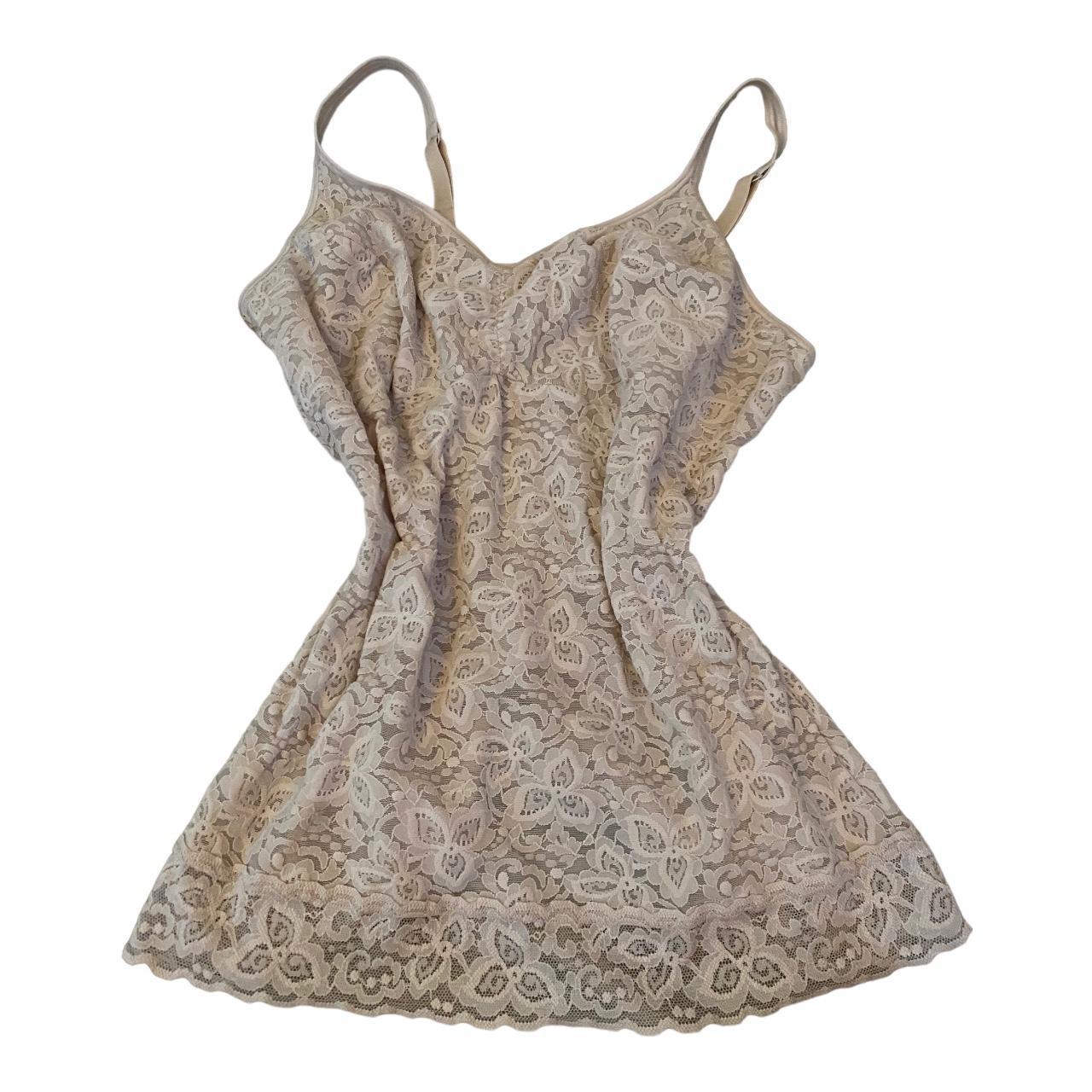 beige y2k indie tank top no flaws super... - Depop