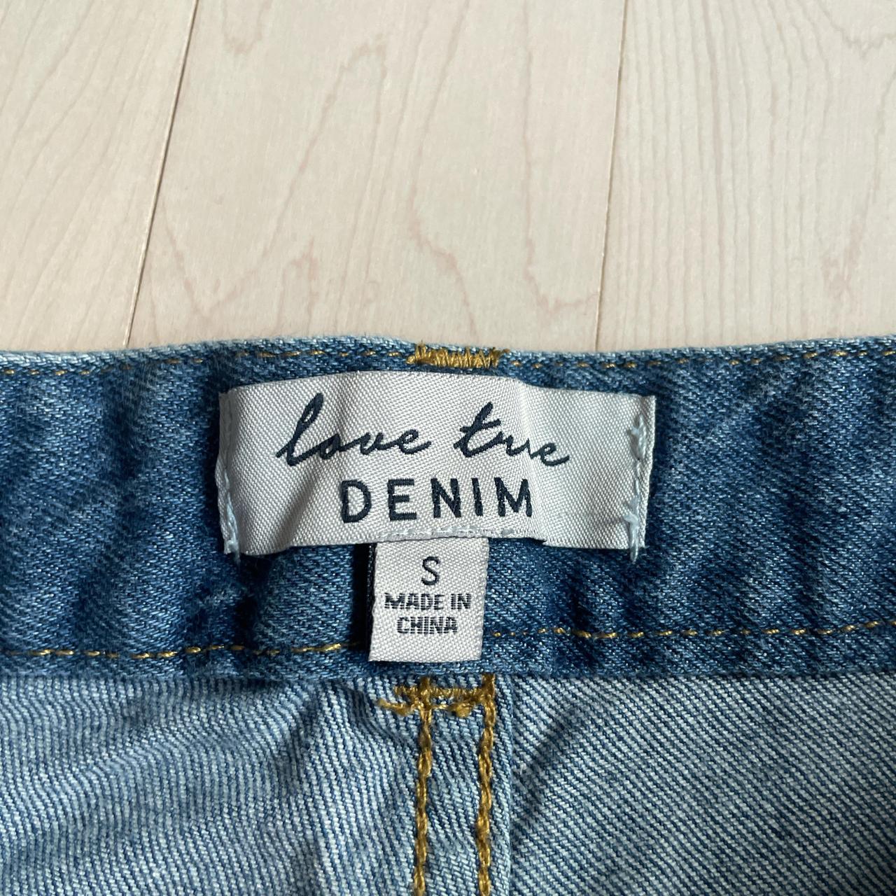 Love Tree Denim cotton shorts. Darker wash. Size small. - Depop