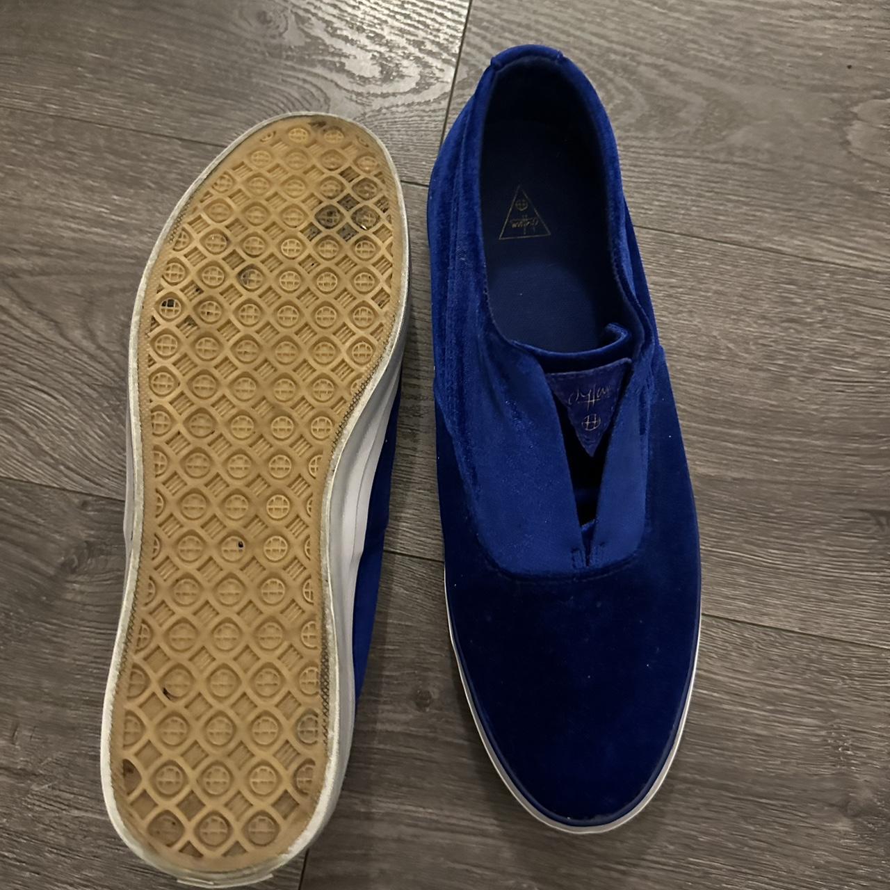 Dylan Reider x Huf Slip On Royal Blue (2016) Size... - Depop