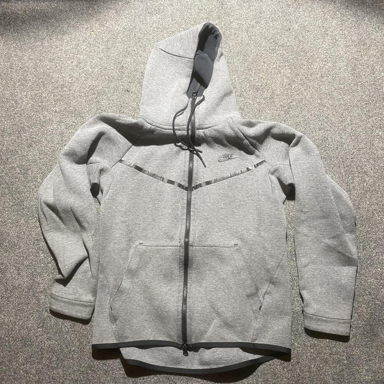 dark grey nike tech size M very good condition no... - Depop
