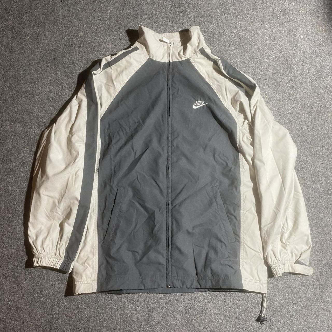 nike track jacket silver tag size M brand new with tag - Depop