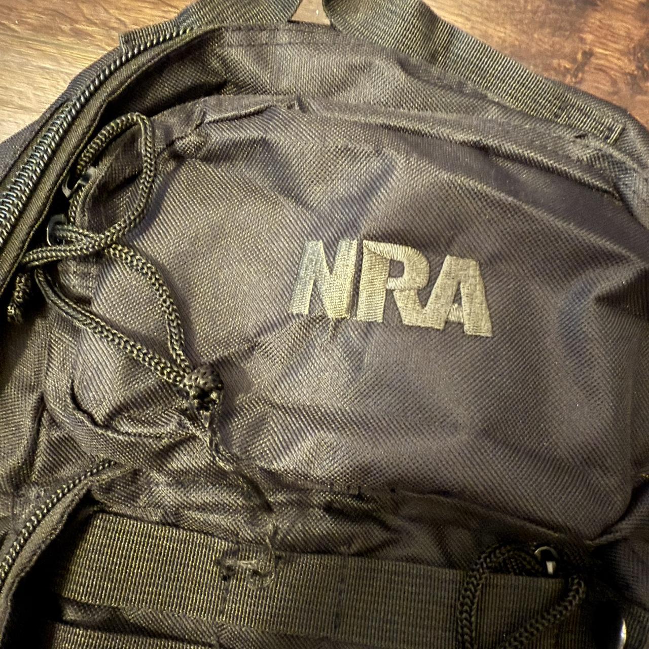 NRA tactical backpack, loads of zippers and pockets.... | Depop