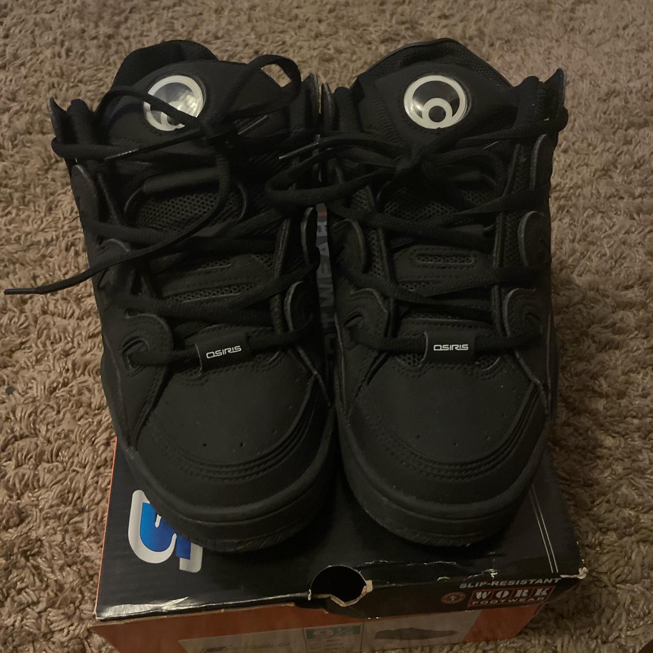 osiris d3 all black size 9 - Depop