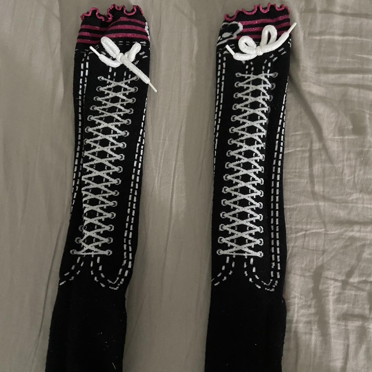 monster high knee high socks #monsterhigh #emo #y2k - Depop