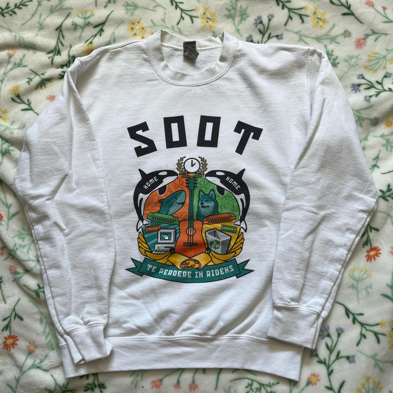 mens small wilbur soot sweater - Depop