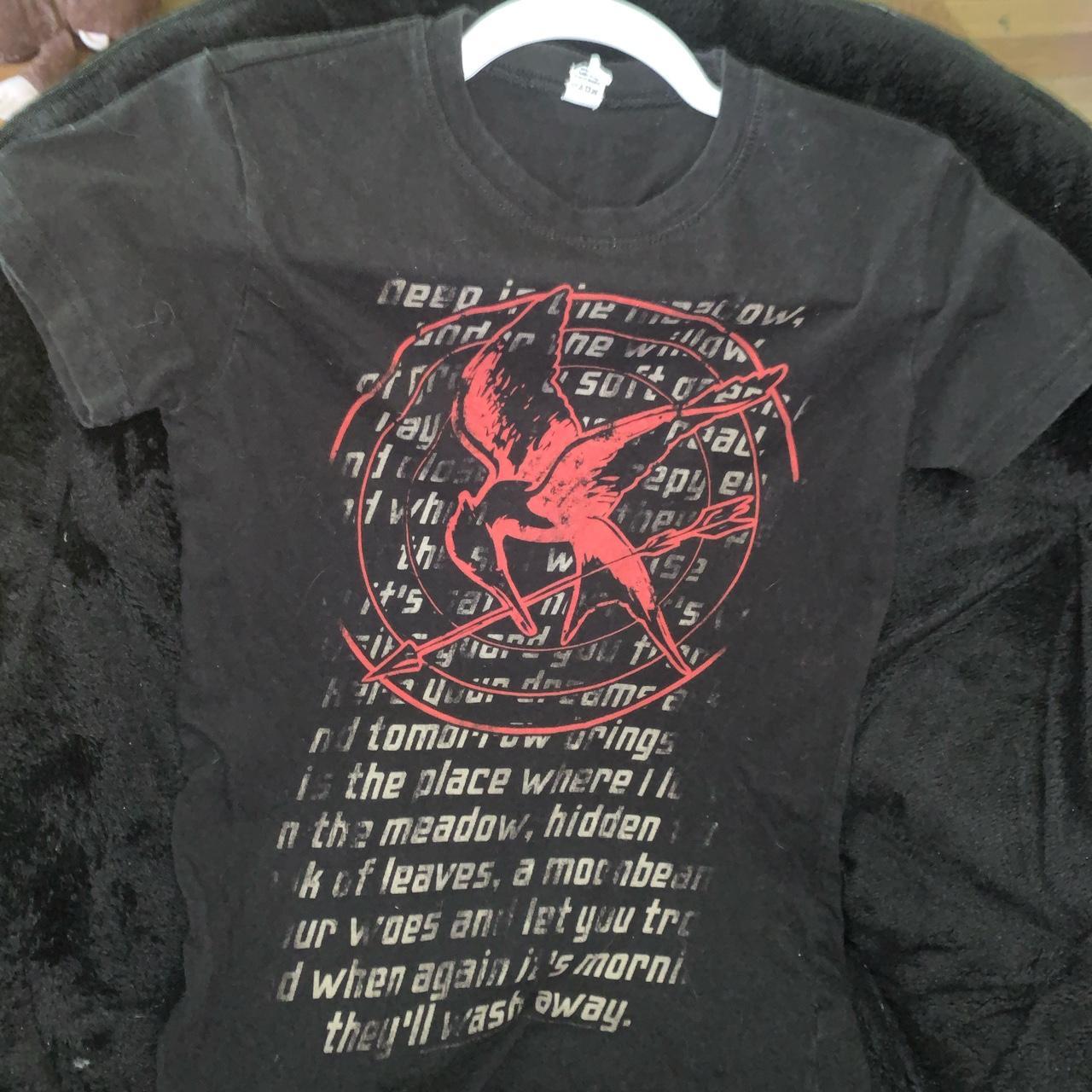 the hunger games shirt size M 100% cotton... - Depop