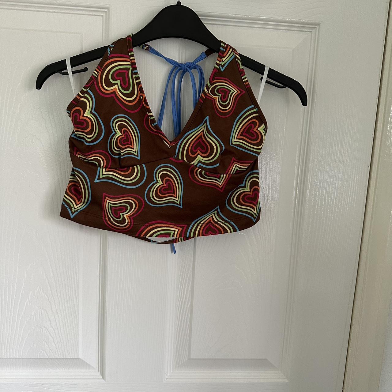 SHEIN y2k style halter neck crop top Excellent... - Depop