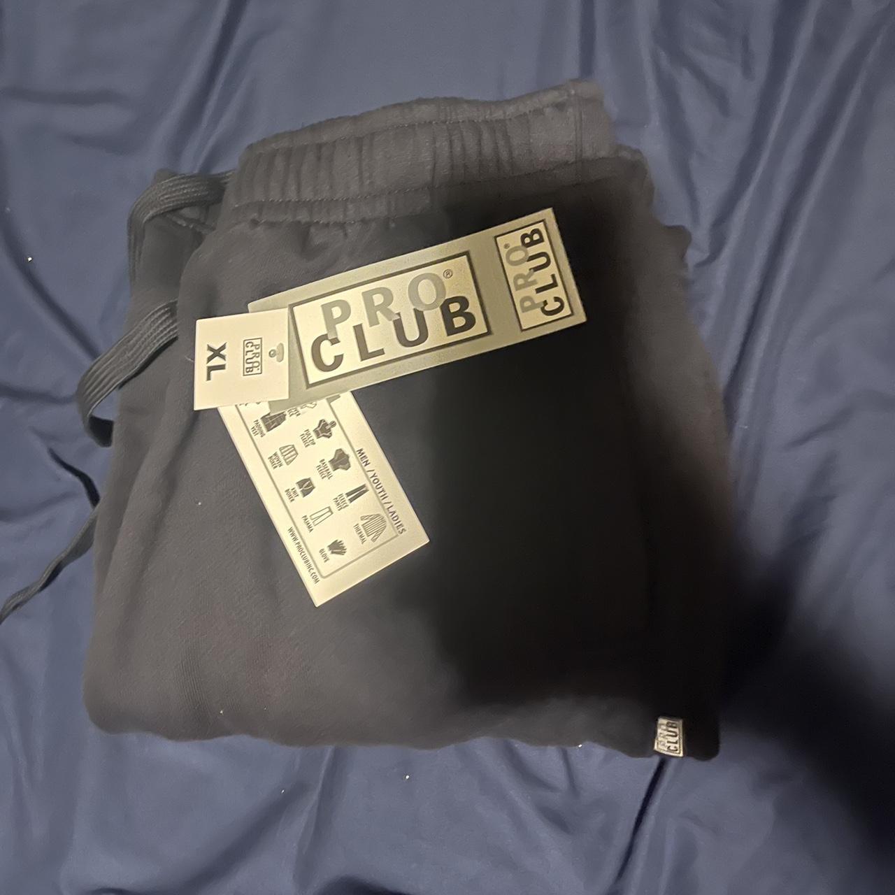Brand new navy pro club sweats XL - Depop