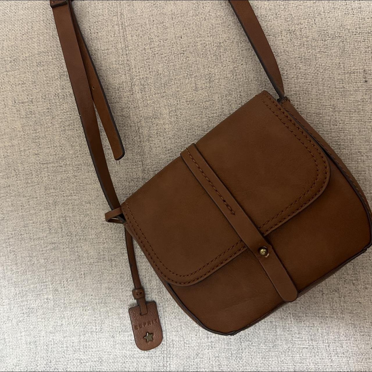 Small brown satchel bag - Depop