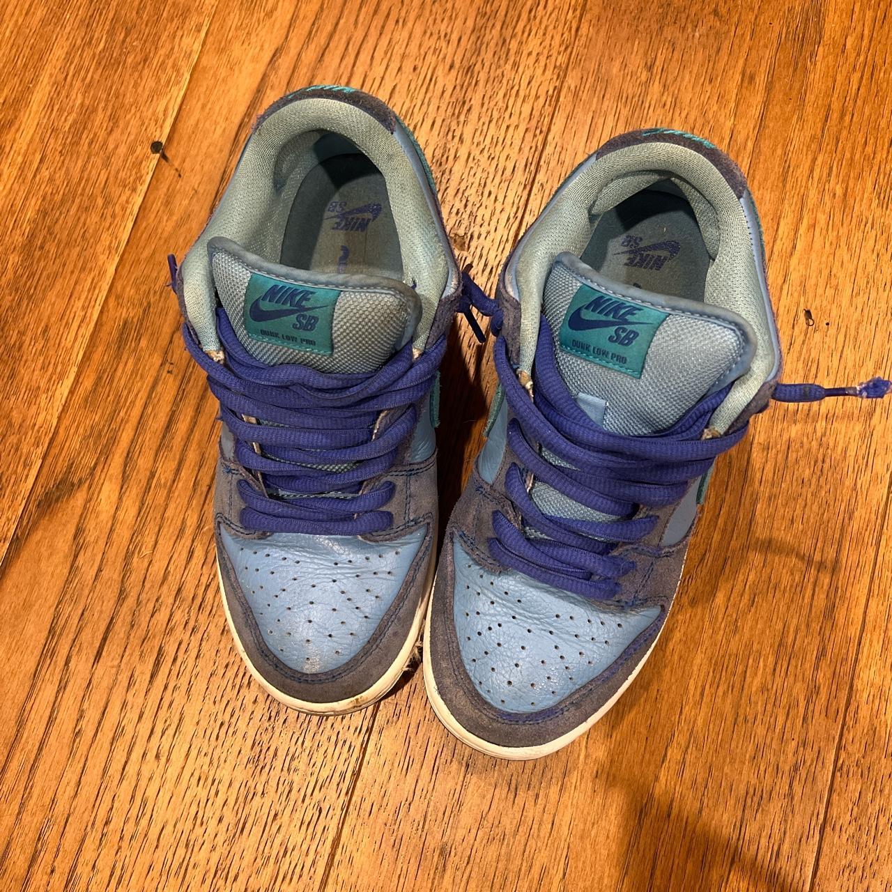 Used Nike sb blue raspberry dunks, size 6. Is in... - Depop