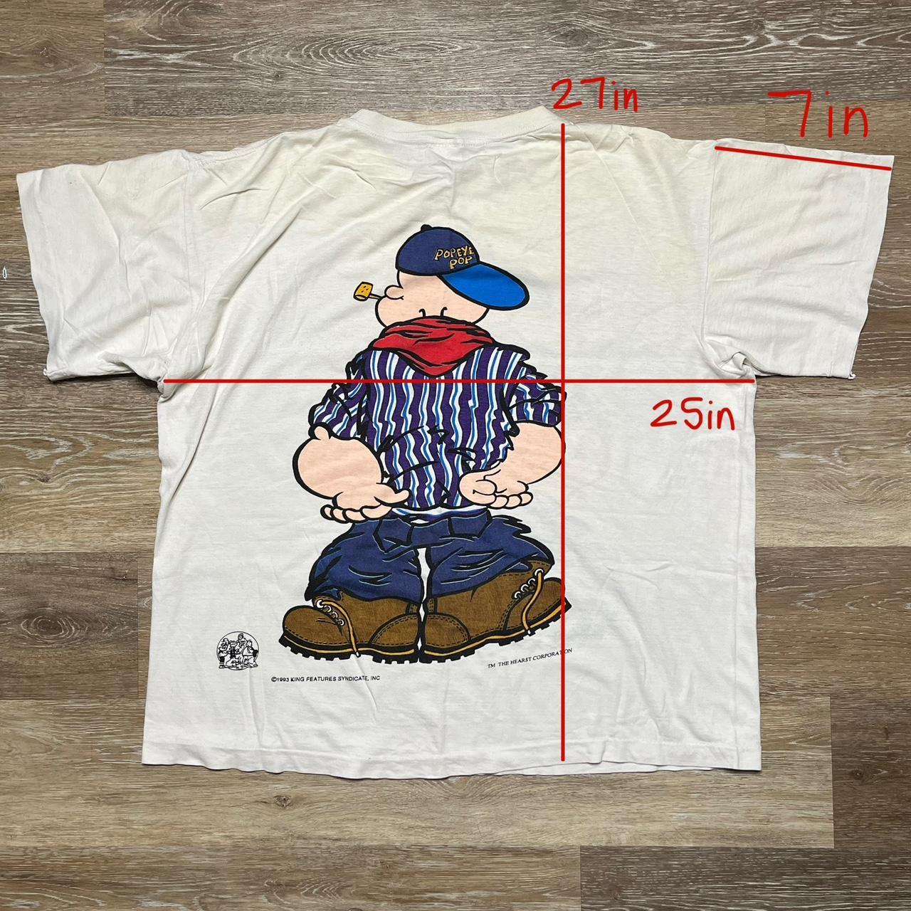 1993 gangsta popeye single stitch tee size XL see... | Depop