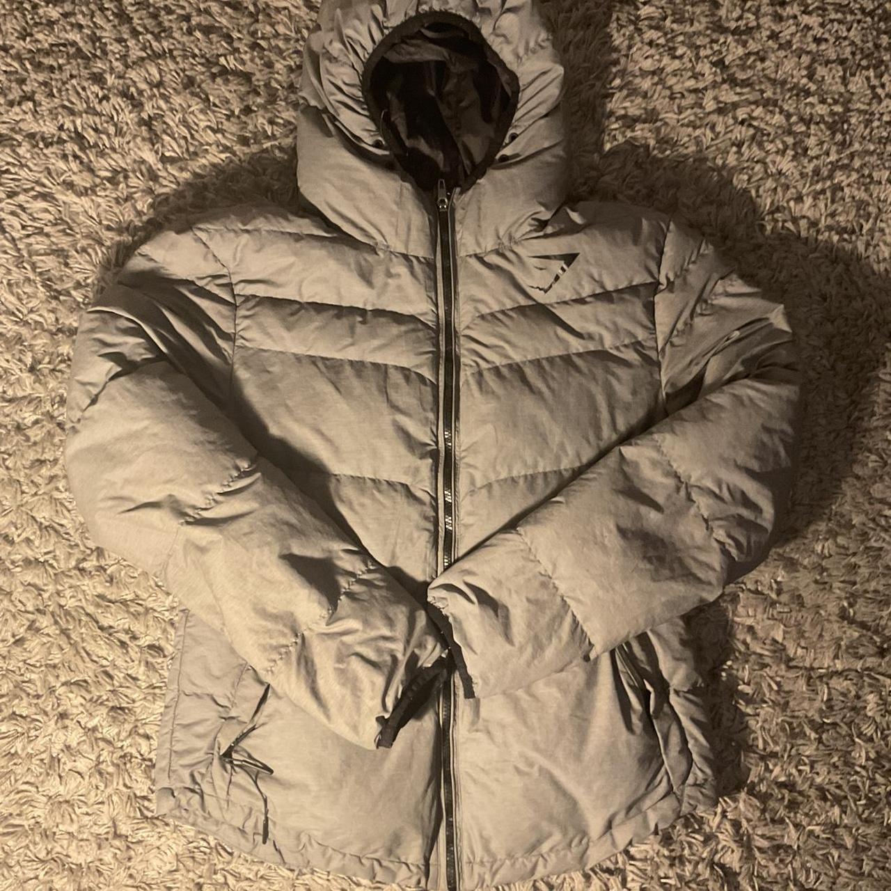 Gymshark Grey Puffer Jacket Dave’s Signature Jacket... | Depop