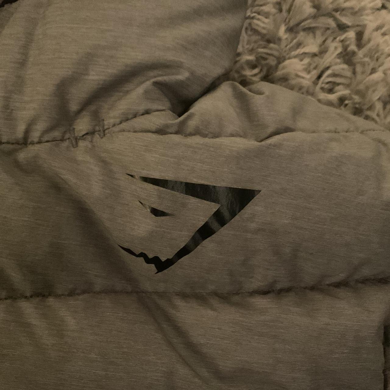Gymshark Grey Puffer Jacket Dave’s Signature Jacket... | Depop