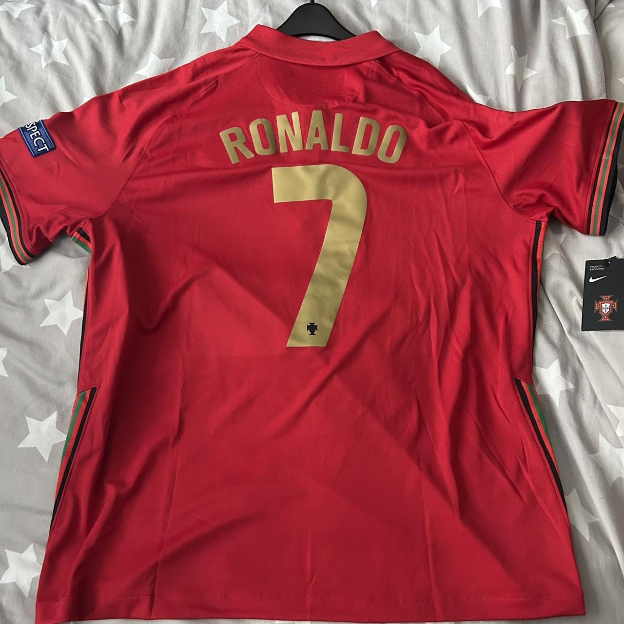Cristiano Ronaldo Portugal Home Kit Nations League... - Depop