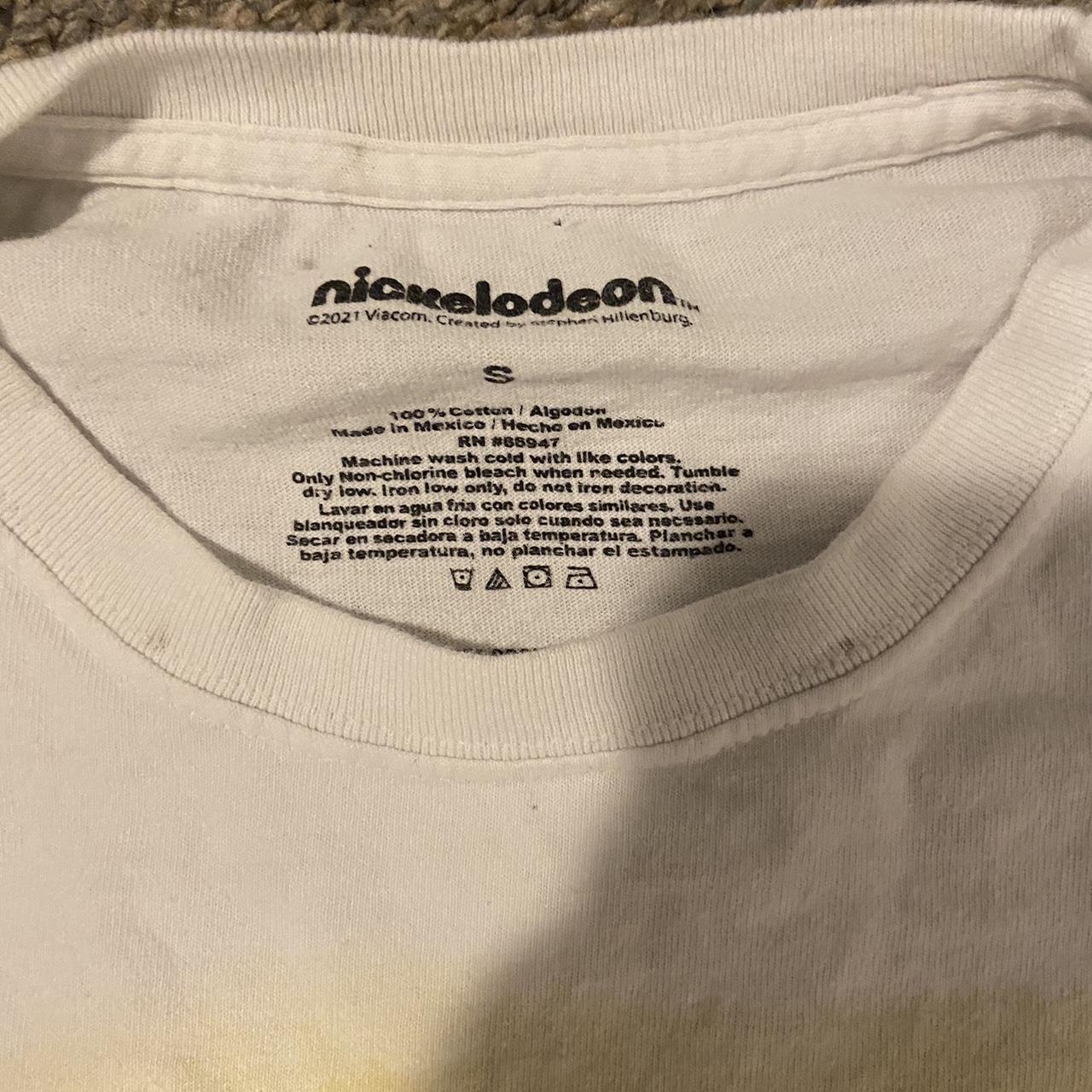 Nickelodeon Spongebob Crop top small stains - Depop