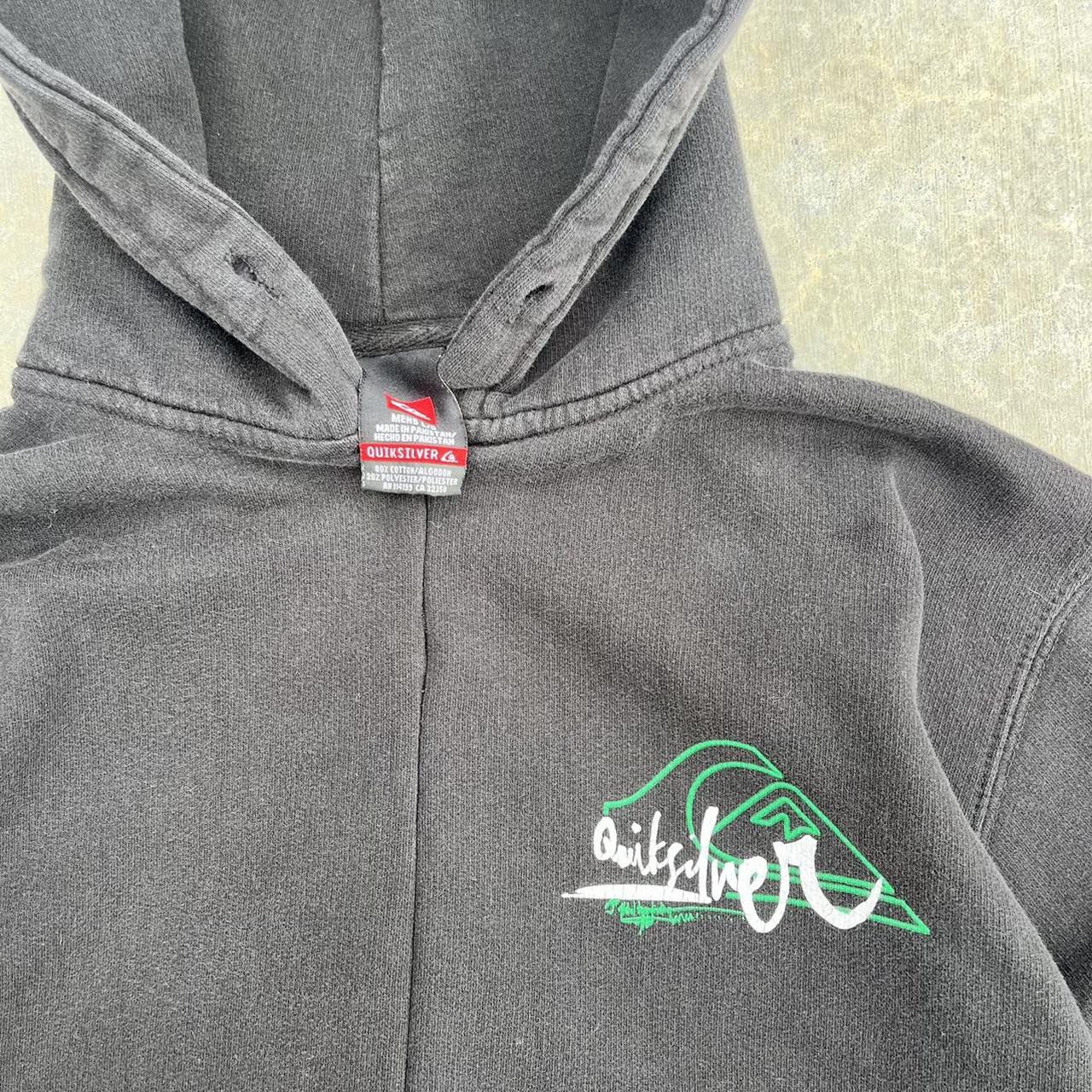 Vintage Quiksilver Hoodie Sick graphics and good... - Depop
