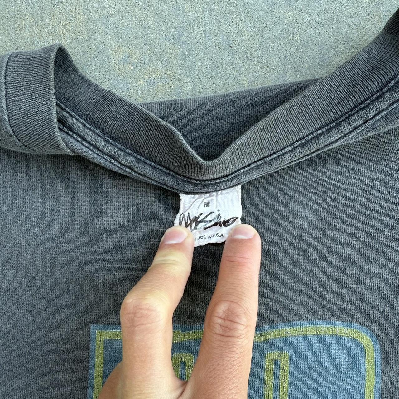 Vintage 90s Faded Mossimo Tee Really sick front hit... - Depop