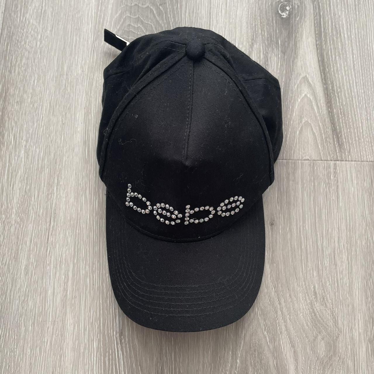 bebe hat 😍🖤 Very good condition, no tares or rips,... - Depop