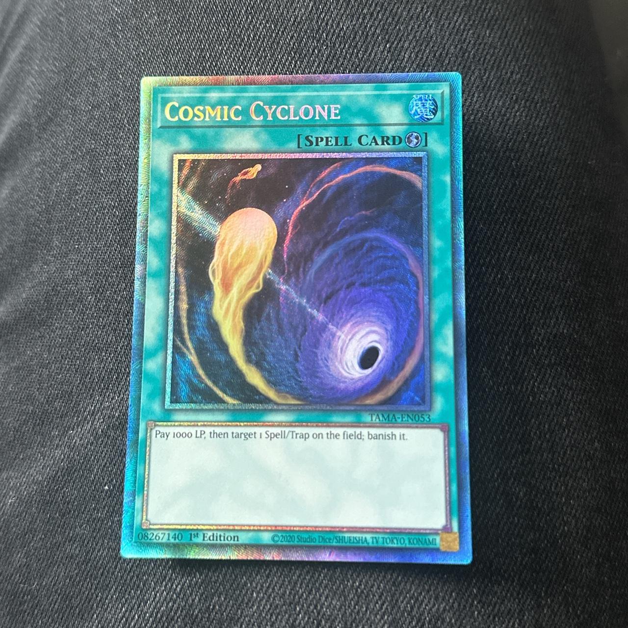 YuGiOh | Cosmic Cyclone | Collectors Rare | 1st MINT... - Depop