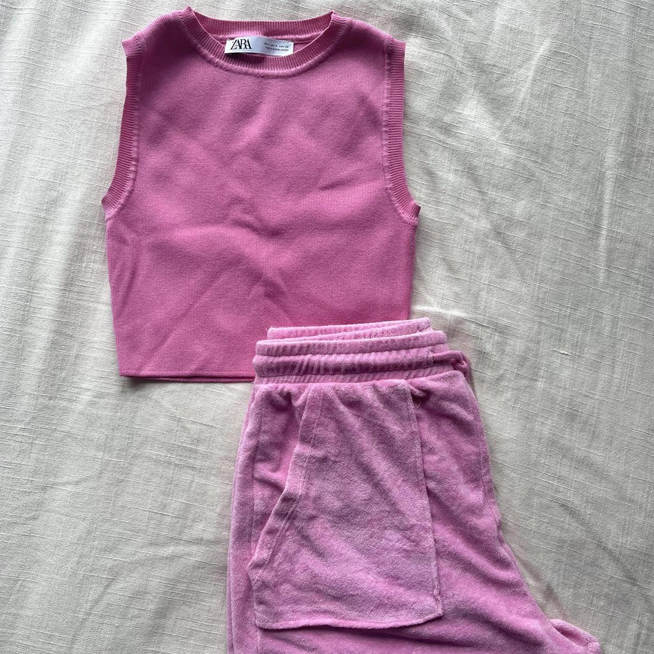 Pink Matching Set— VERY flattering on, open to... - Depop