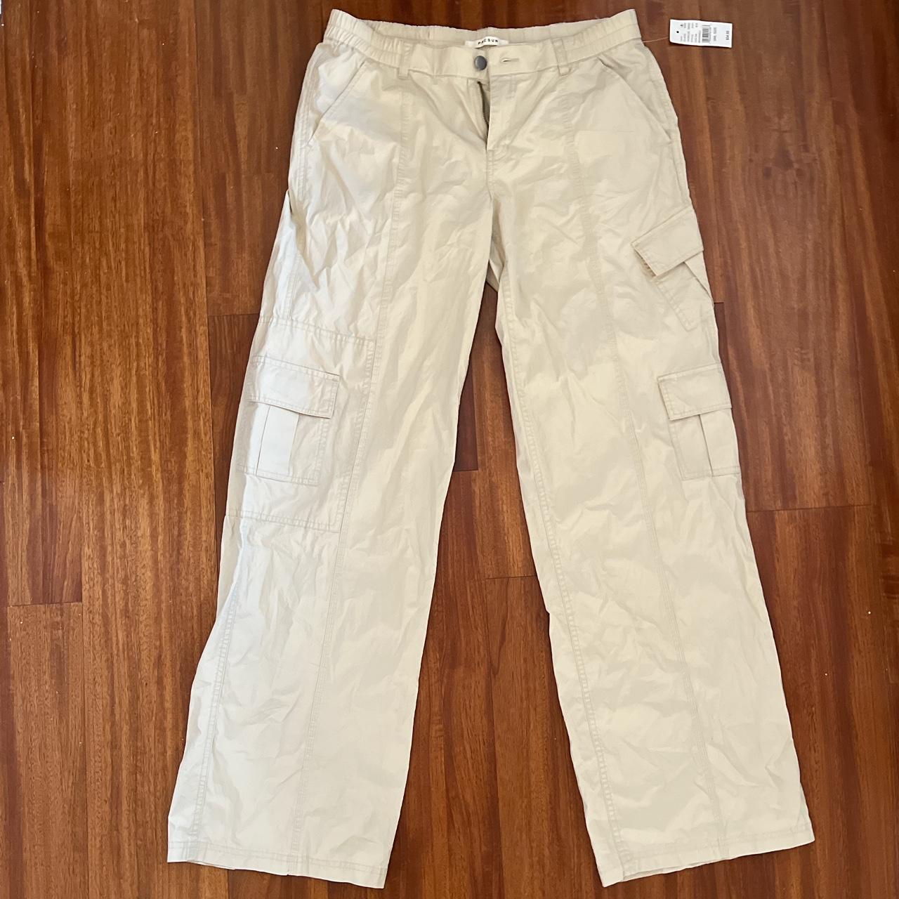 y2k low rise puddle cargo pants from Pacsun. Still... - Depop