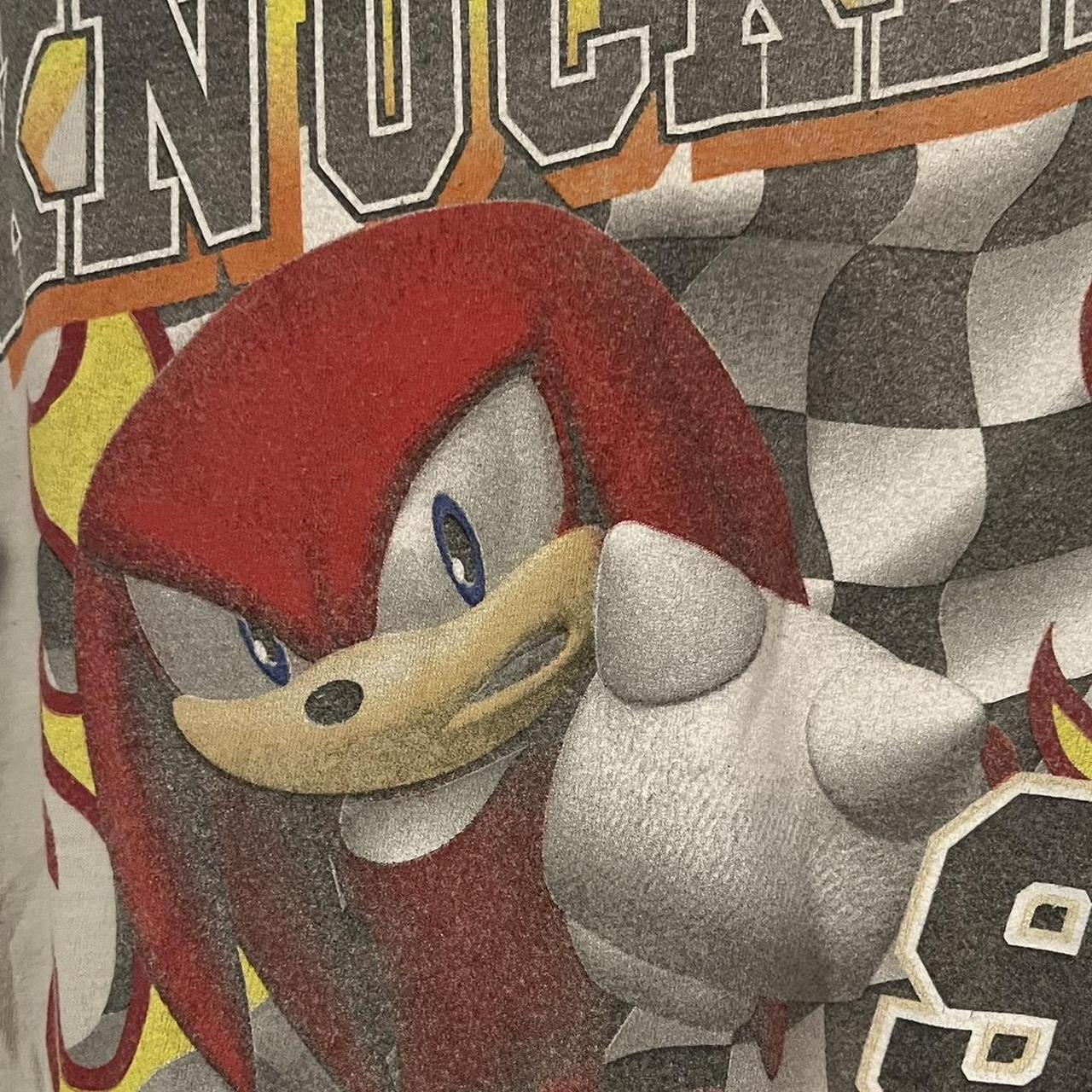 Sonic Knuckles t shirt. Rly cool design but rly only... - Depop