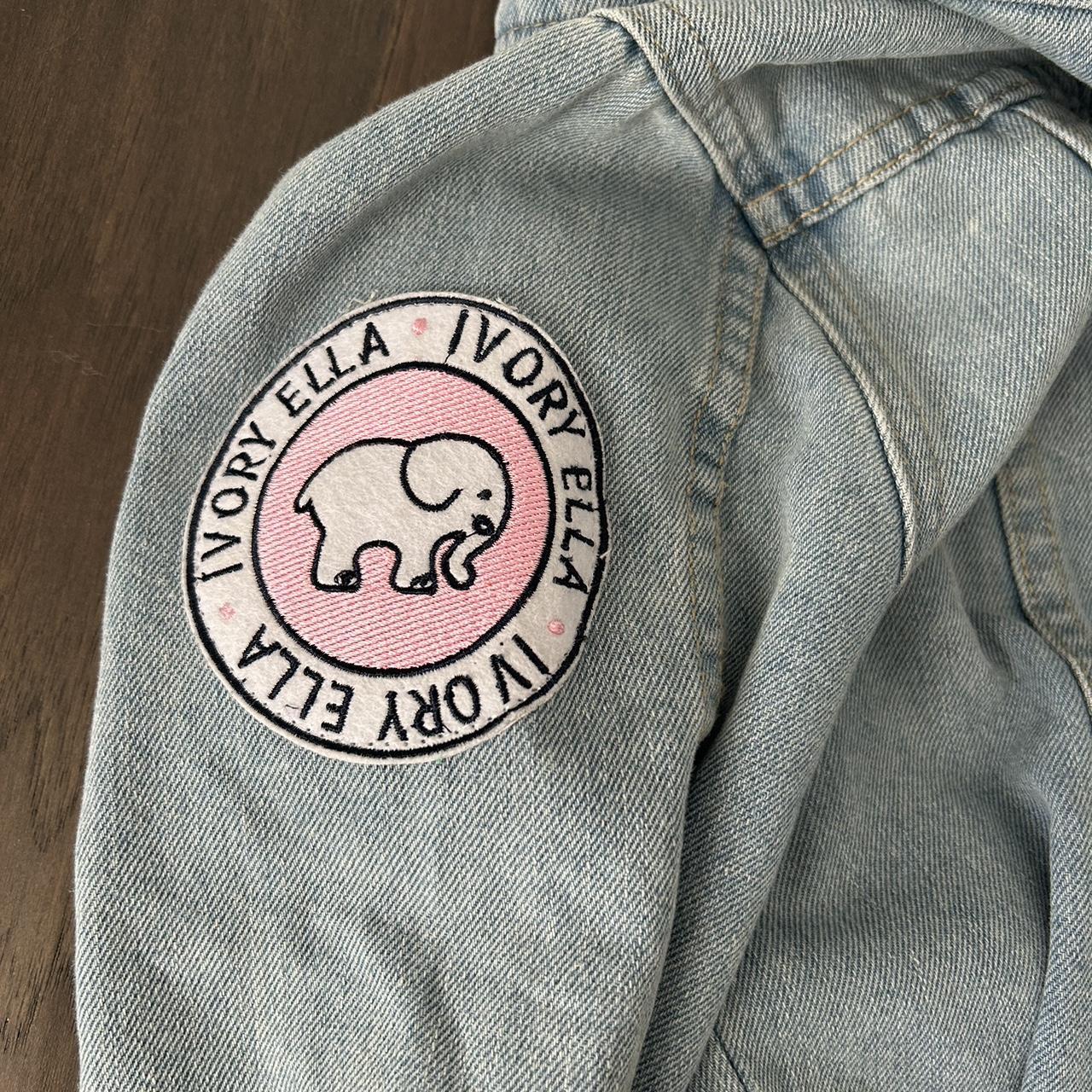 Small, denim patchwork Ivory Ella jacket - Depop