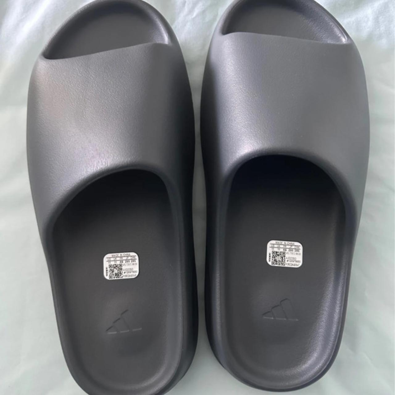 Yeezy Slides Size 8 Slate Grey New Yeezy Slides... - Depop