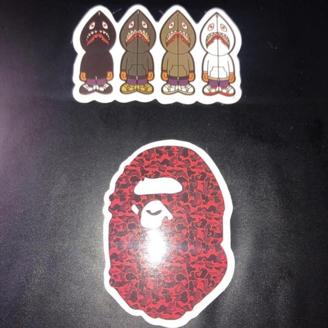 (4x) A Bathing Ape Bape Decal Stickers Milo, Camo,... - Depop