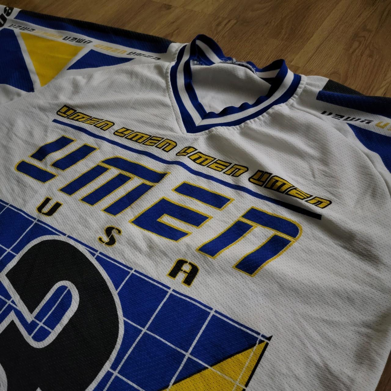 Vintage Umen USA 3 Jersey Boxy oversized fit, no... - Depop