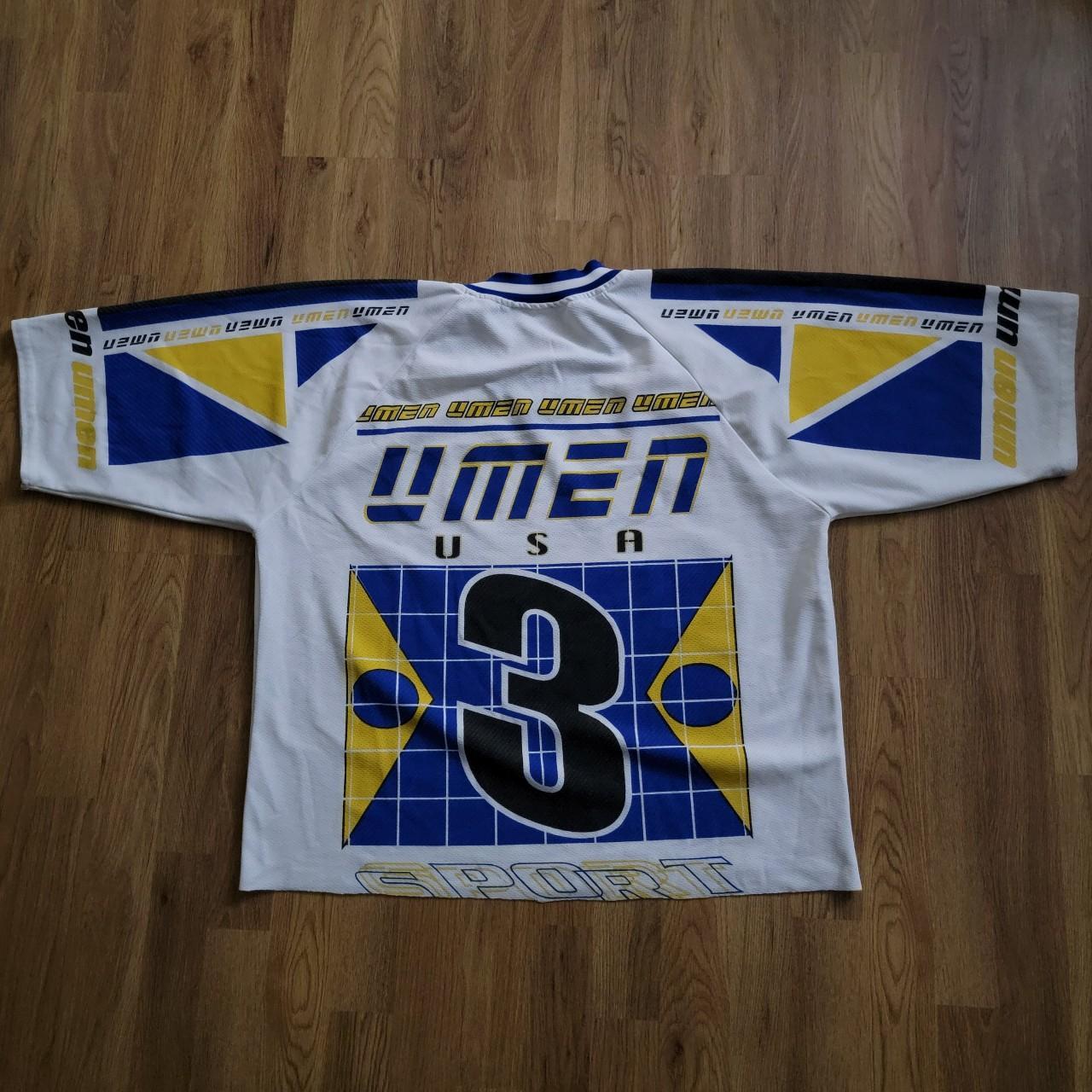 Vintage Umen USA 3 Jersey Boxy oversized fit, no... - Depop