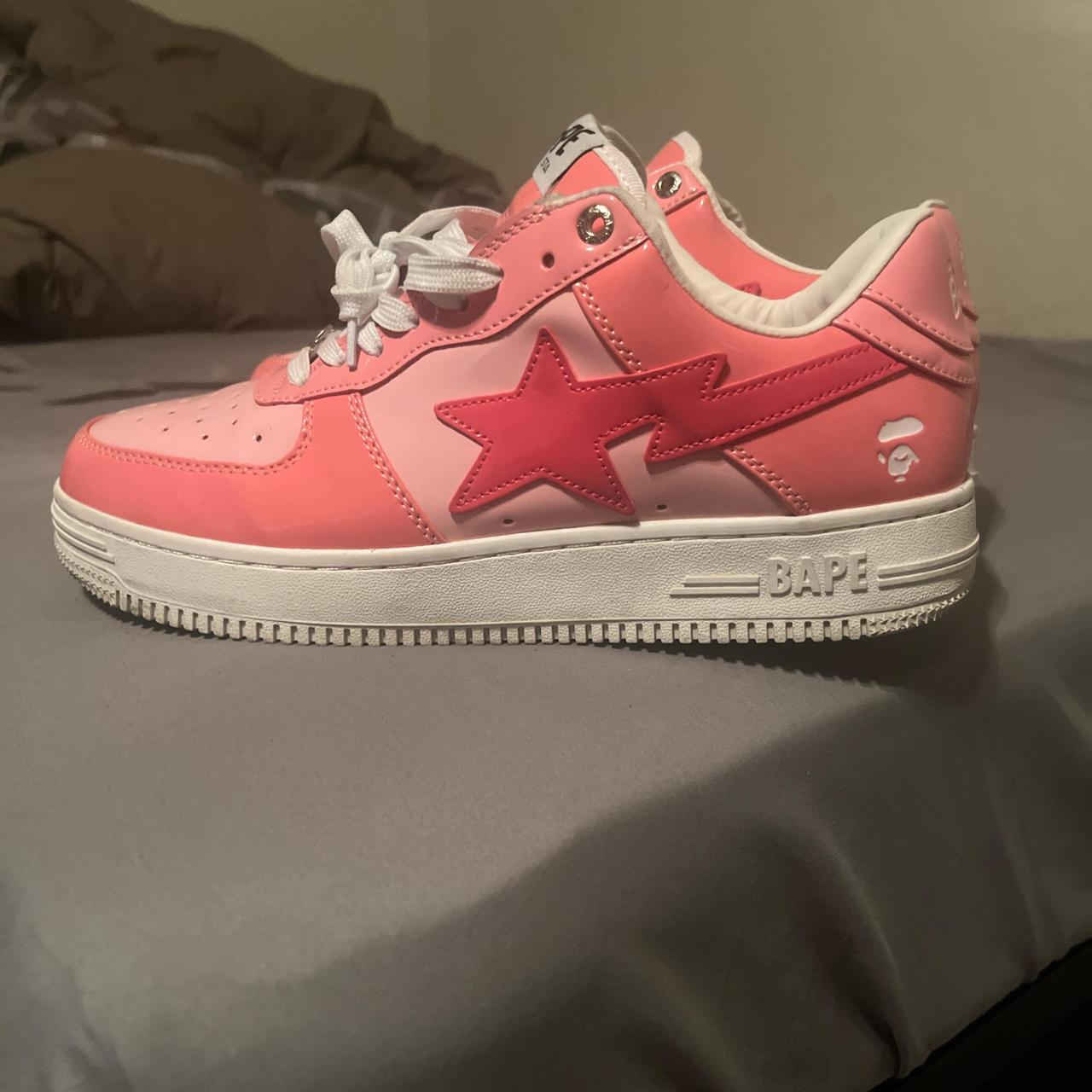 Pink Bapestas | Depop
