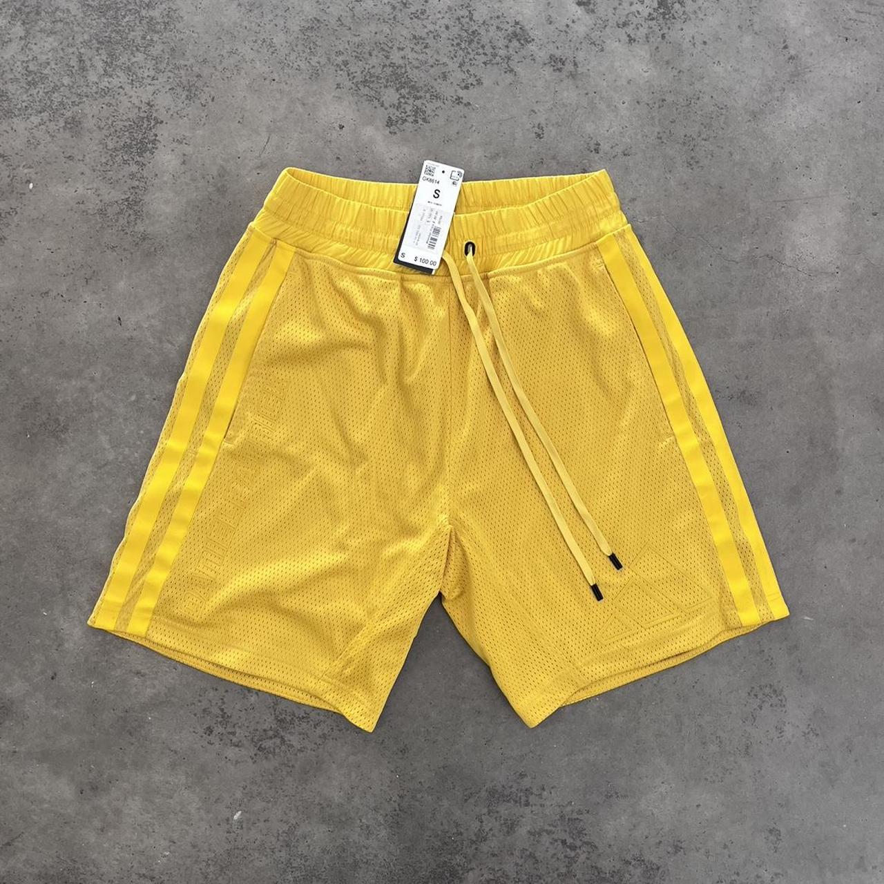 Yellow Adidas Daniel Patrick Shorts , size... | Depop