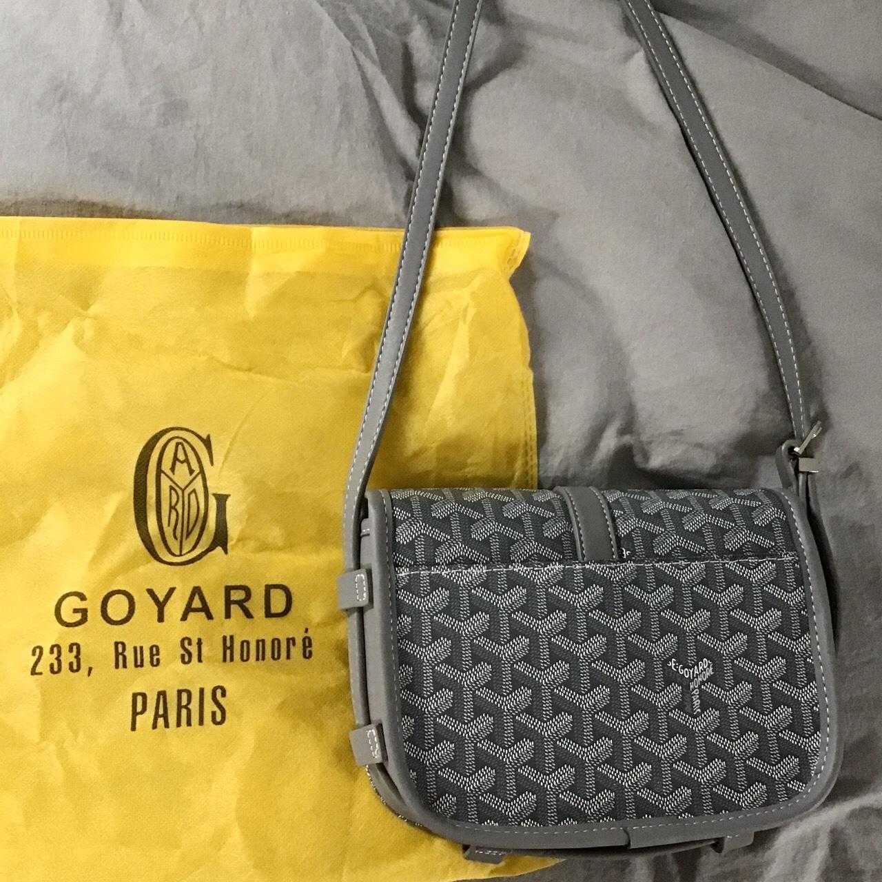 Grey Goyard bag Men’s Goyard bag Authentic with... - Depop