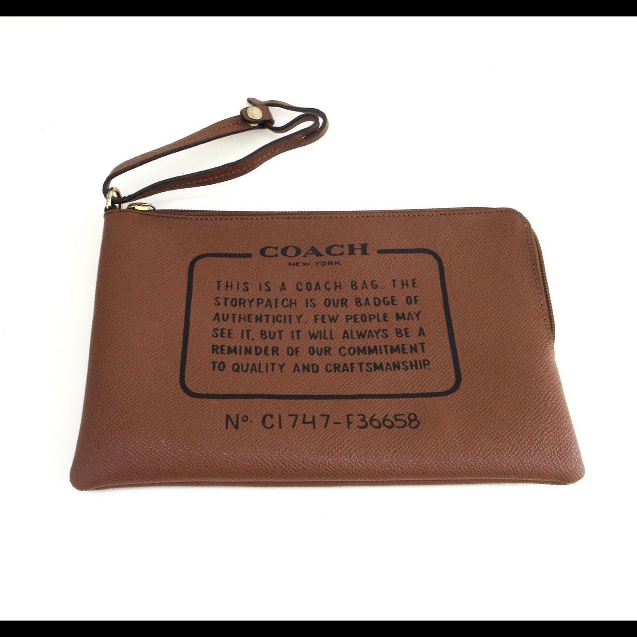 Medium sized rare vintage coach zipper pouch ️... | Depop