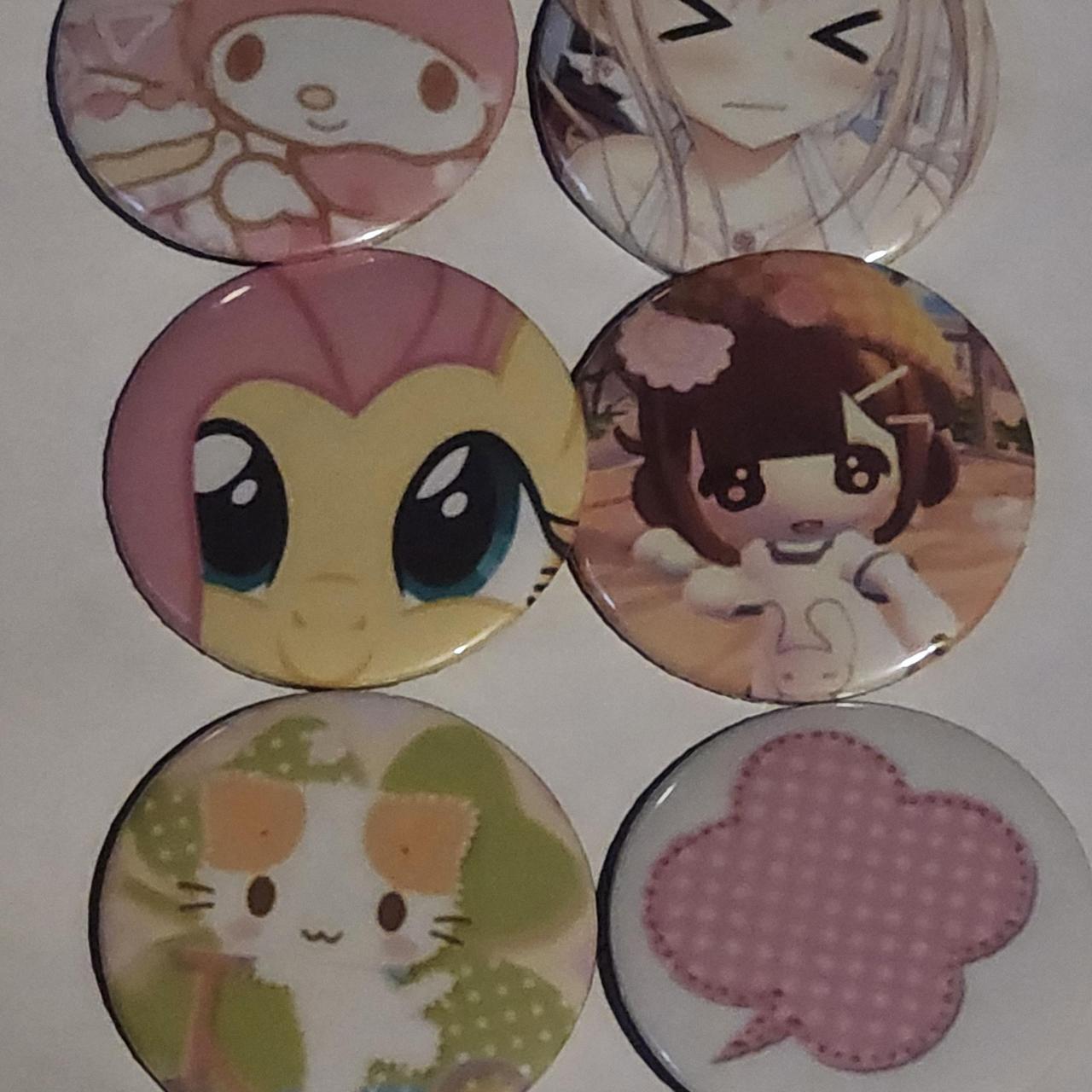 Cutecore button pack of 6 #cute #pink | Depop