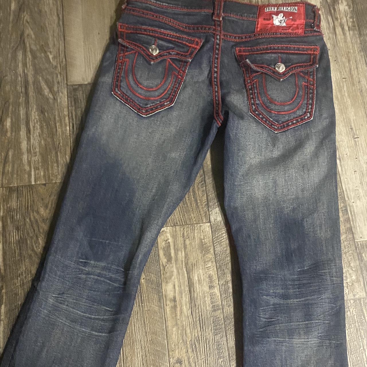 Red rope stitch trueys “berlin” wash send offers and... - Depop
