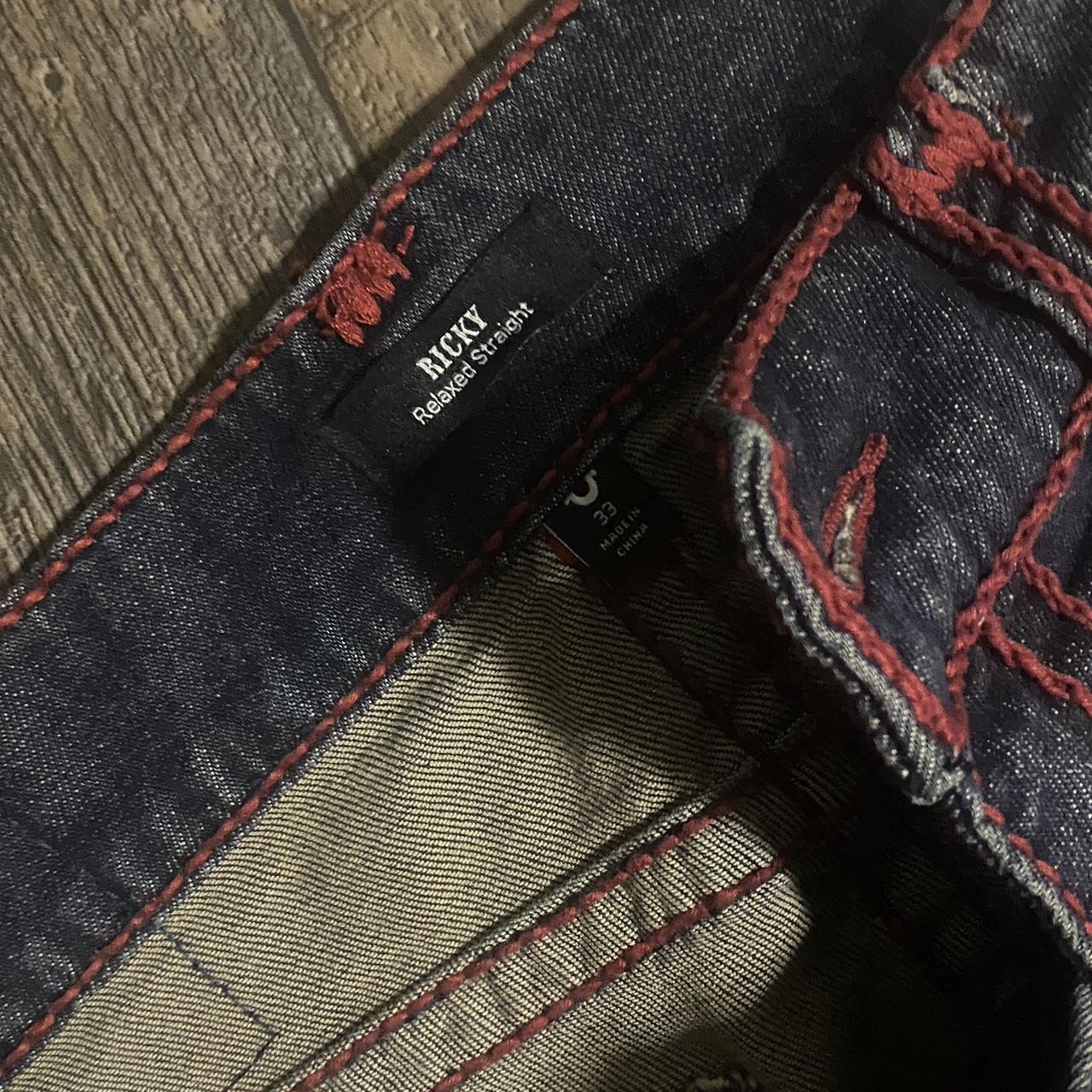 Red rope stitch trueys “berlin” wash send offers and... - Depop