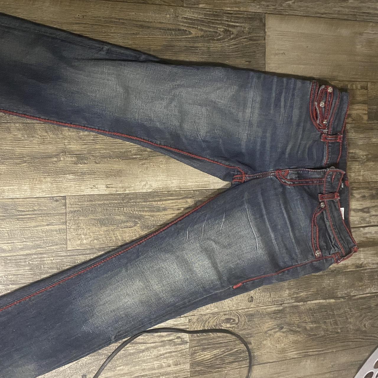 Red rope stitch trueys “berlin” wash send offers and... - Depop