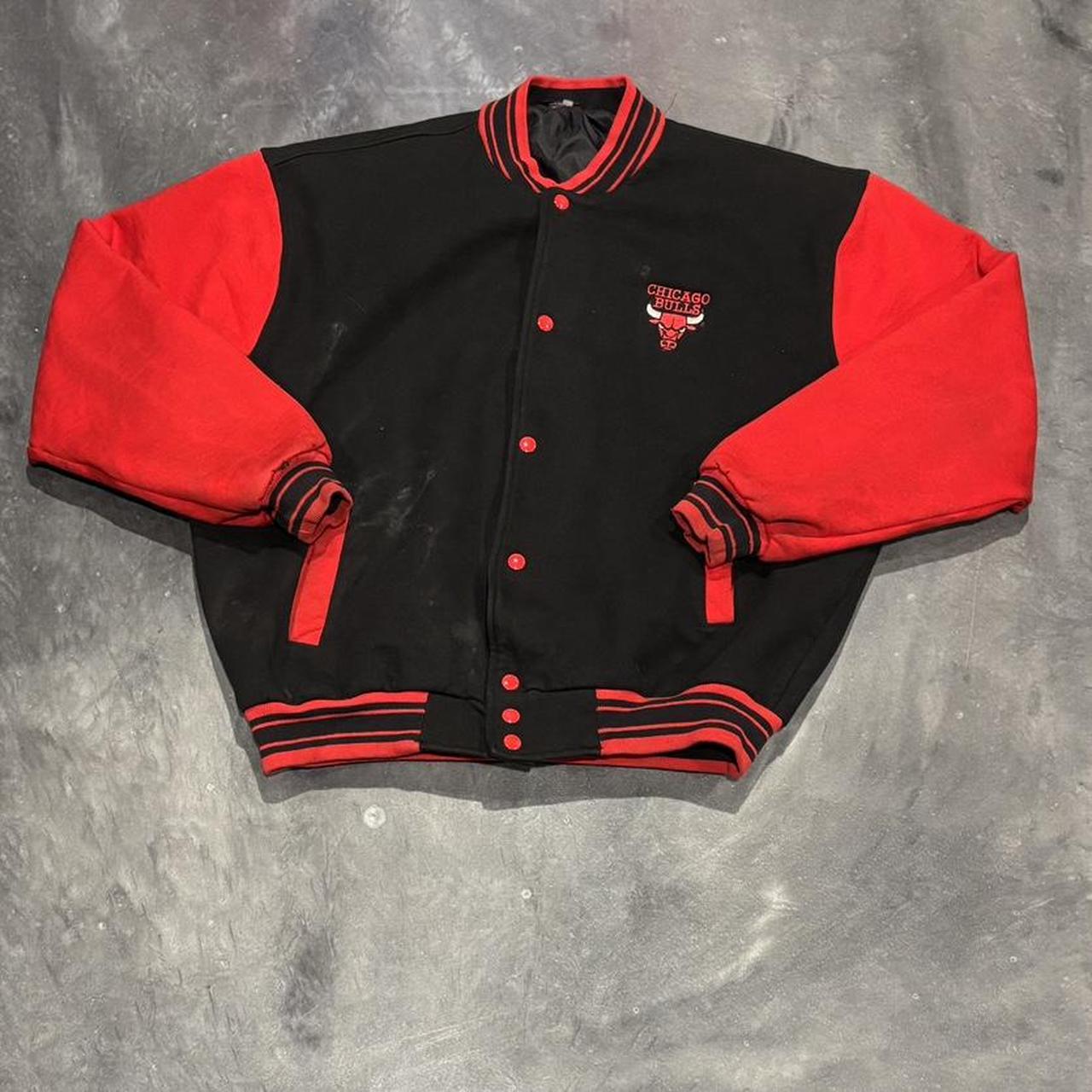 Vintage Chicago Bulls varsity jacket... | Depop