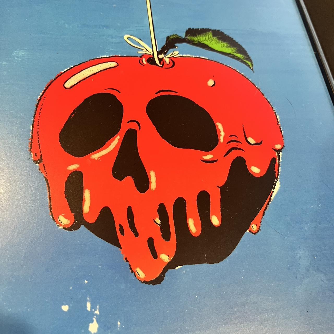 Handmade skull apple print on a canvas Made by Alex... - Depop