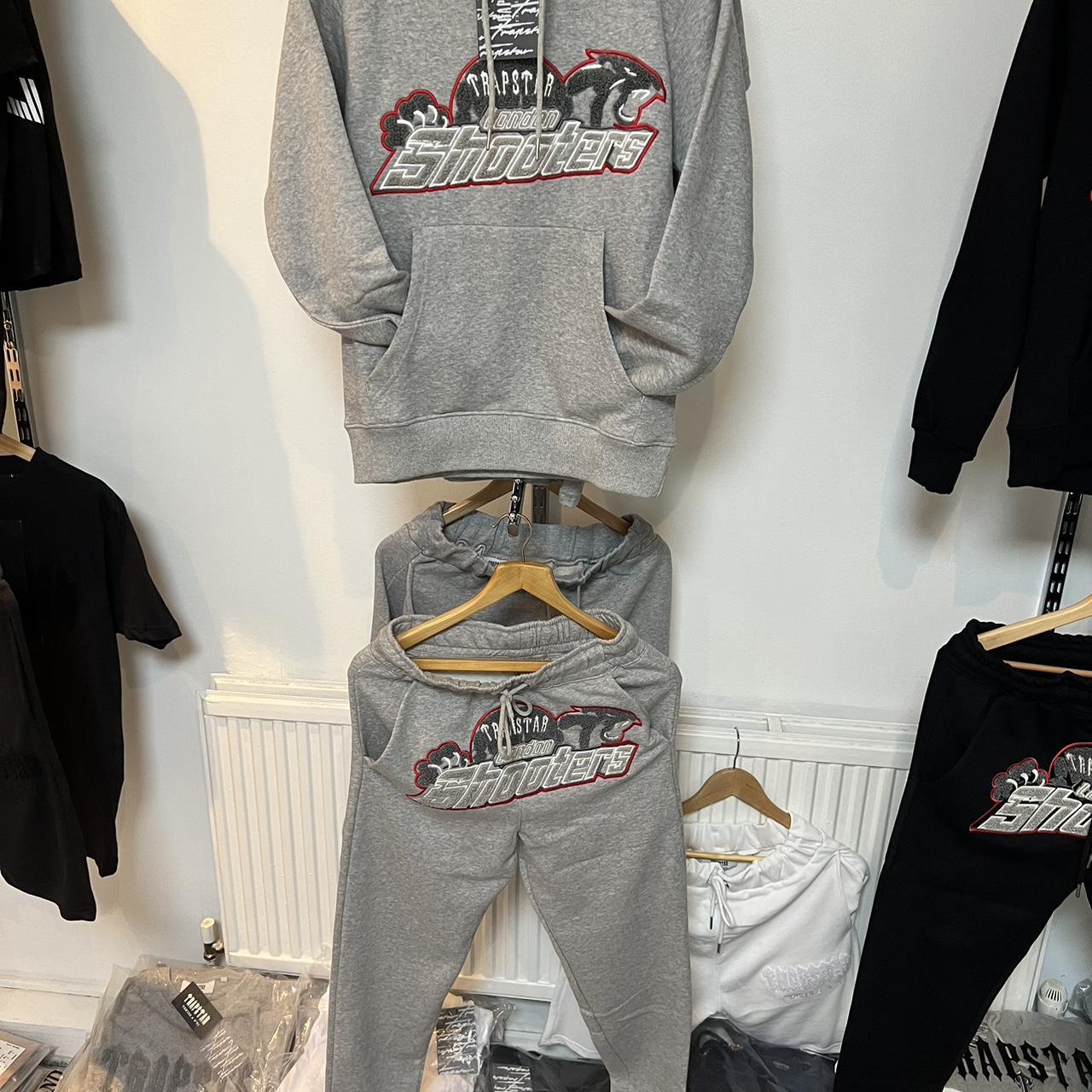 Trapstar Shooters Grey Tracksuit All sizes... - Depop