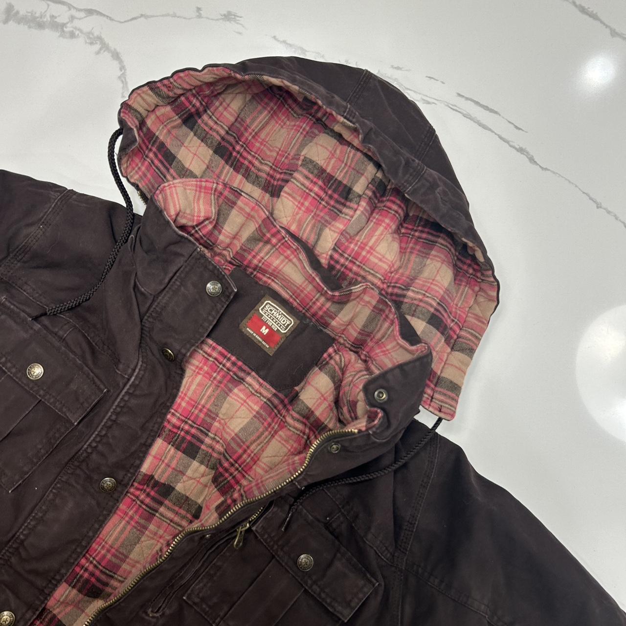 90s blanket lined schmidt work jacket Size M - Depop