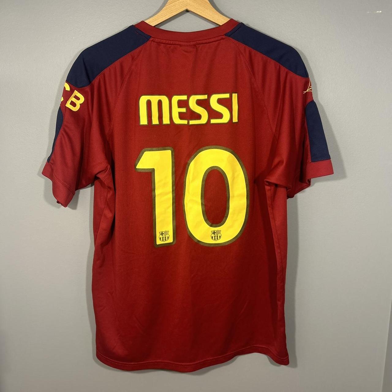y2k messi jersey barcelona Size medium - Depop