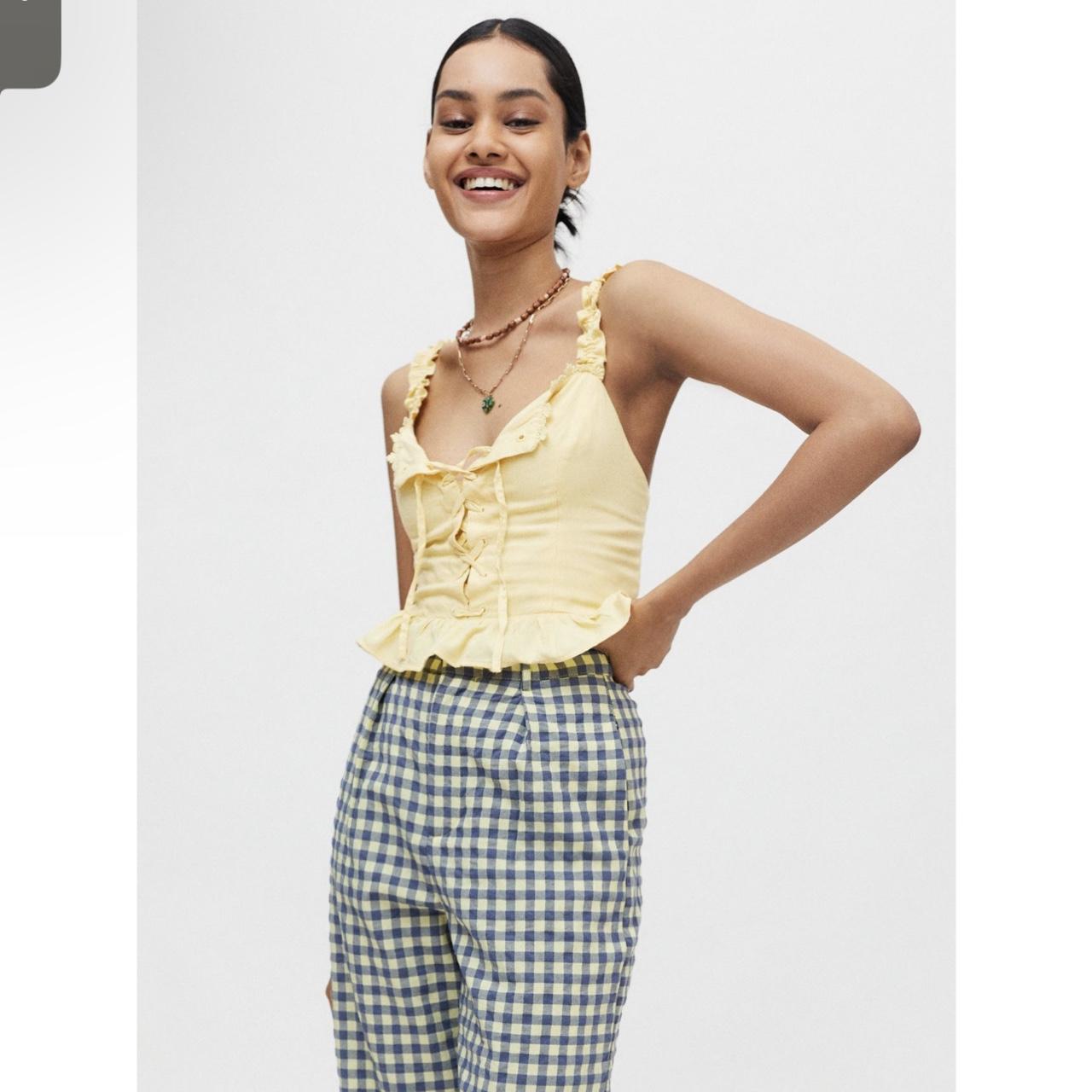 Urban outfitters light yellow top. - Depop