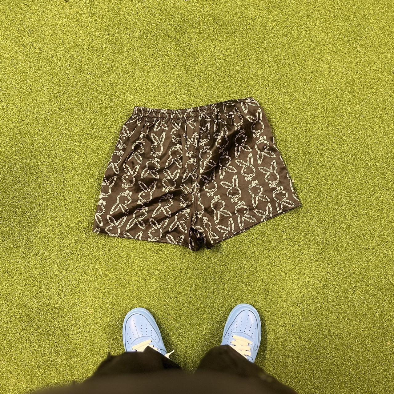 men’s medium playboi shorts, never... - Depop